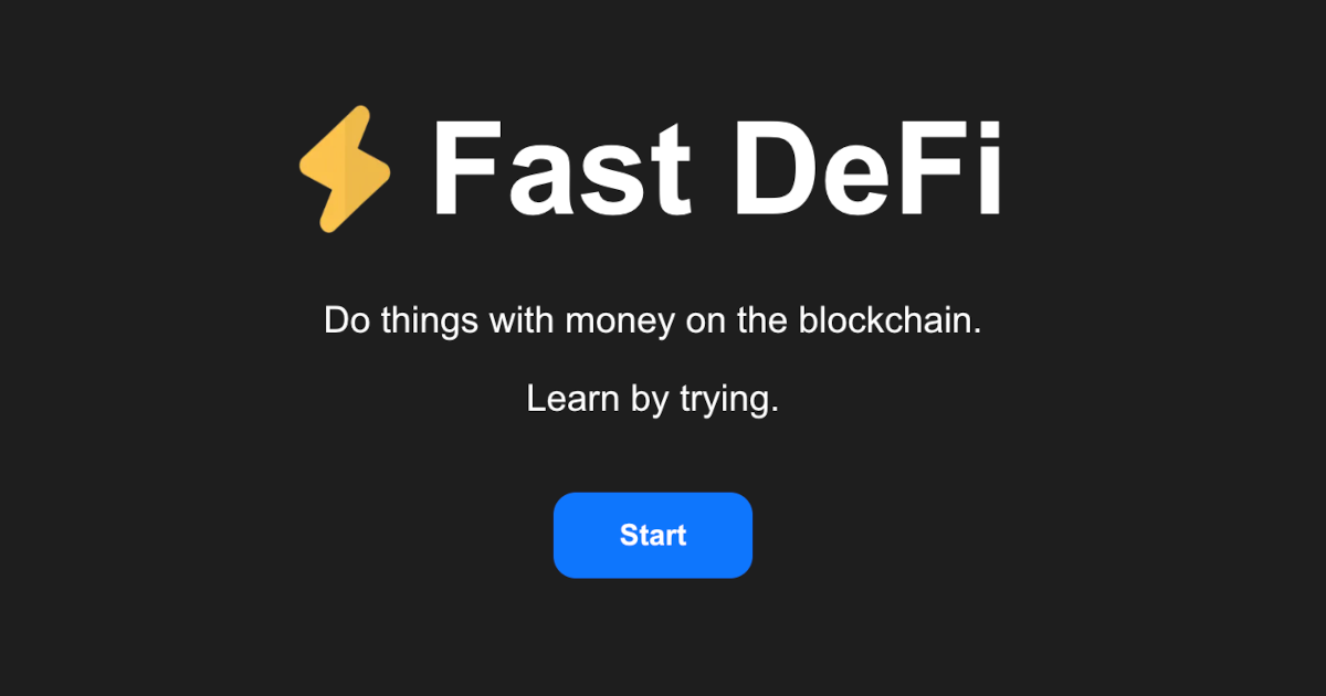 Fast DeFi